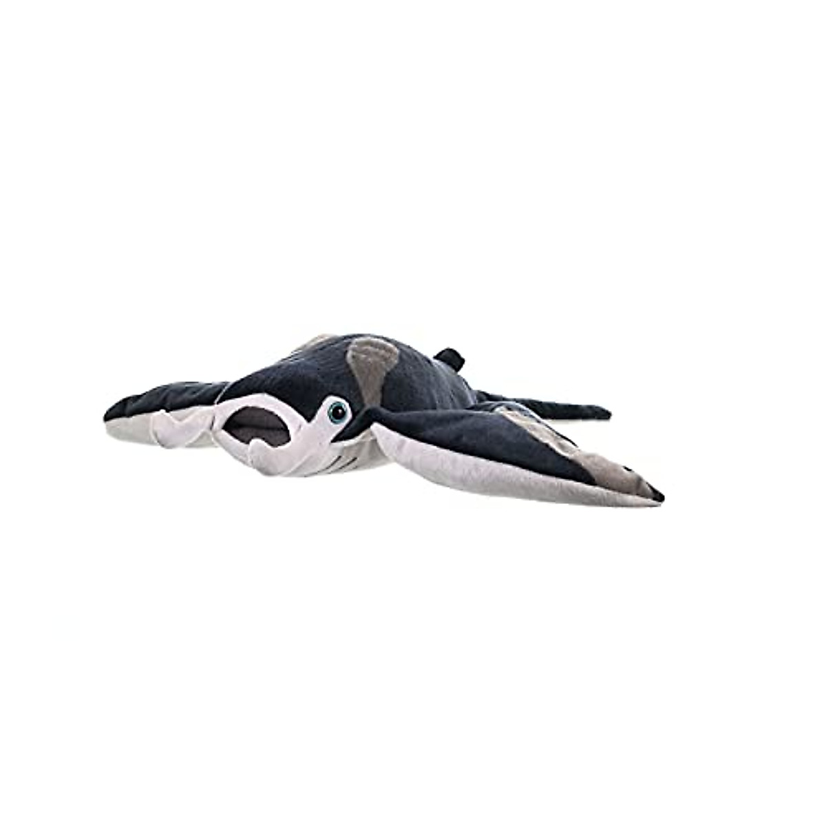 Wild Republic Manta Ray Cuddlekins, Stuffed Animal, 12 inches, Gift for Kids, Plush Toy, Fill is Spun Recycled Water Bottles (22475)