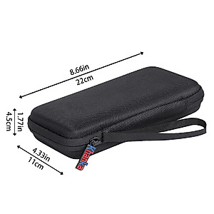 khanka Hard Travel Case Replacement for Texas Instruments TI-83 Plus/TI-84 Plus/TI-84 Plus CE Color Graphing Calculator, Case Only (Black)