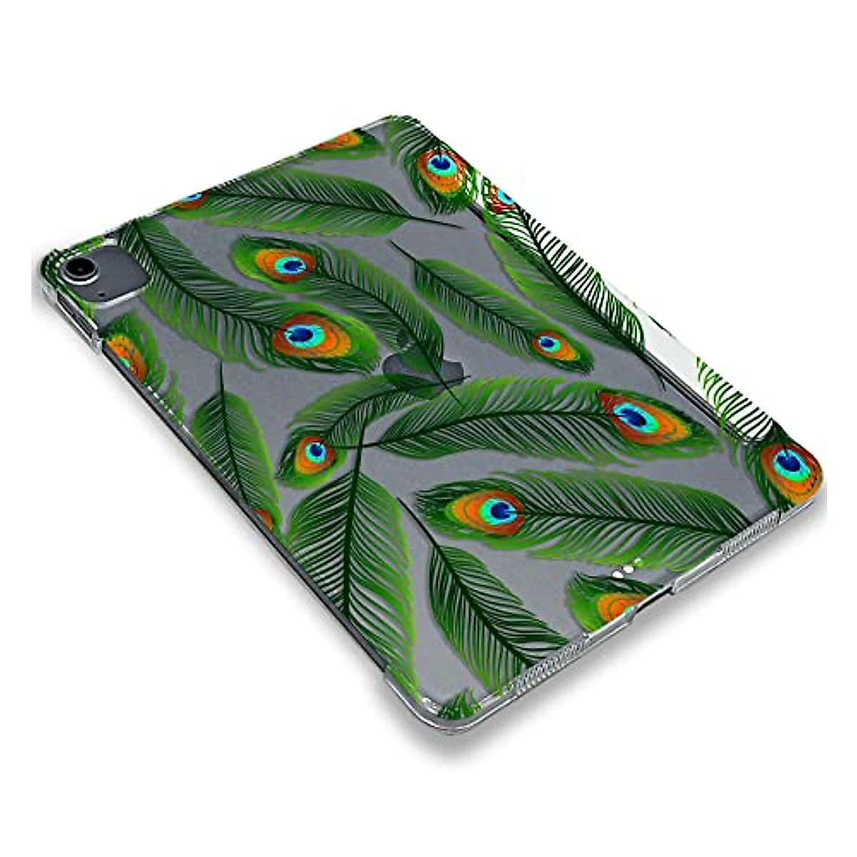 Cute Peacock Feather Art case Compatible with iPad Mini Air Pro 7.9 8.3 9.7 10.2 10.9 11 12.9 inch Pattern Cover New 2022 2021 Trifold Stand 3 4 5 6 7 8 9 Generation 483 (11" Pro 1/2/3 gen)