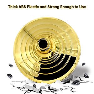 This Base Stand for Indoor Flagpole, Gold Interior Flag Holder Stands for Pole Compatible with 1.3 Inch,1.1 and 0.9 Inch Diameter Flag Pole Prefect for Classroom, Churches, Meeting, Outdoor, Party