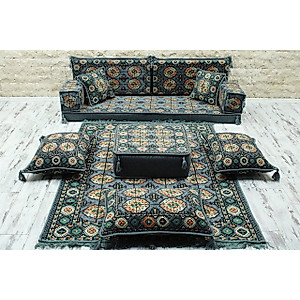 Arabic Majlis Sofa, Floor Seating Sofa, Arabic Couches, Arabic Jalsa, Loveseats (With Premium Foam)