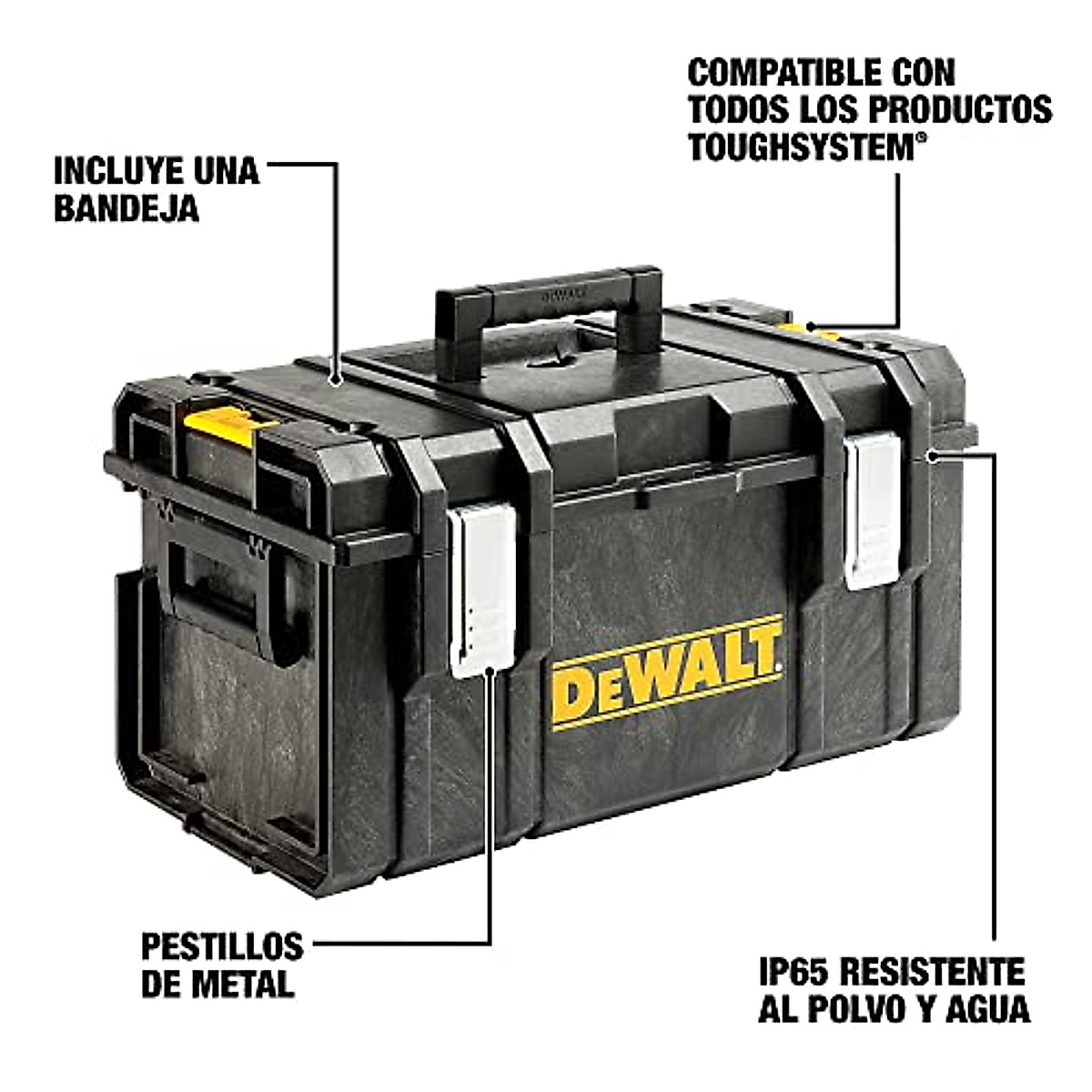 DEWALT Tool Box, Tough System, Large (DWST08203)