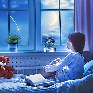 IFOLAINA 3D Dolphin Crystal Ball Night Lights Exquisite Crystal Dolphin Figurines for Bedroom Decor Perfect Dolphin Gifts and Collectibles Dolphin Lovers Gifts for Her Birthday Mothers Day