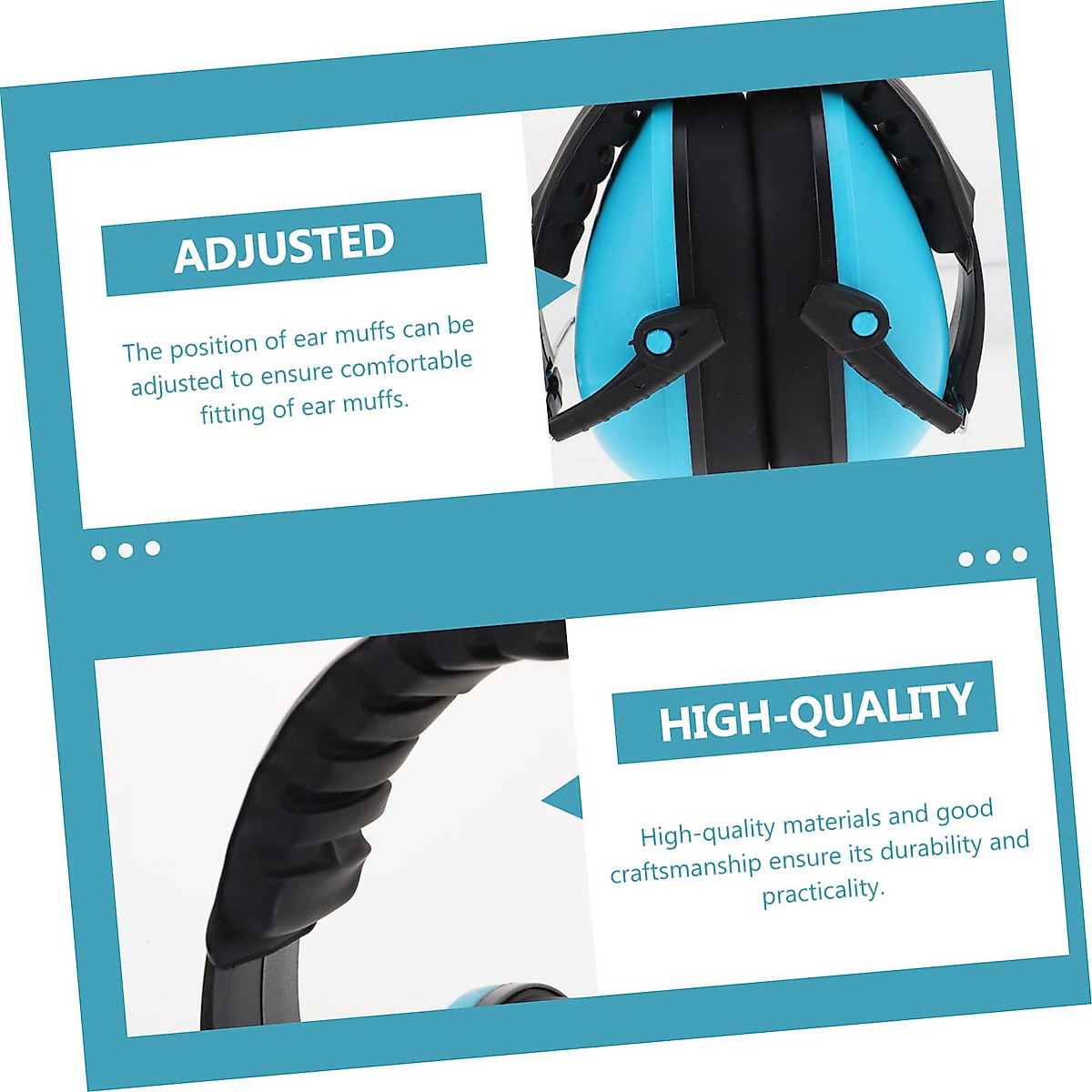 NOLITOY Noise Reduction Soft and Comfortable Sound Insulation Headphones for and Travel Safety Ear Muffs for Sky