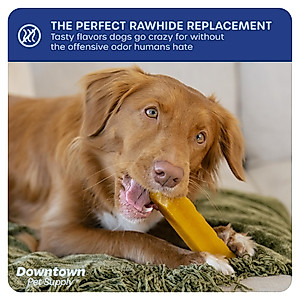 Downtown Pet Supply - Monster Yak Cheese Himalayan Dog Chews - Natural Dog Treats - Dog Dental Care & Plaque Remover for Teeth - Rawhide-Free Dog Chews with Zinc, Calcium, Vitamin D