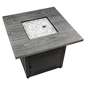 Endless Summer DualHeat Dakota Fire Pit | Dual Heat 2 in 1 Propane Fire Pit & Outdoor Heater | 41,000 Total Combined BTU | 38" Dual Heating Patio Fire Pit | Outdoor Fire Table & Heater