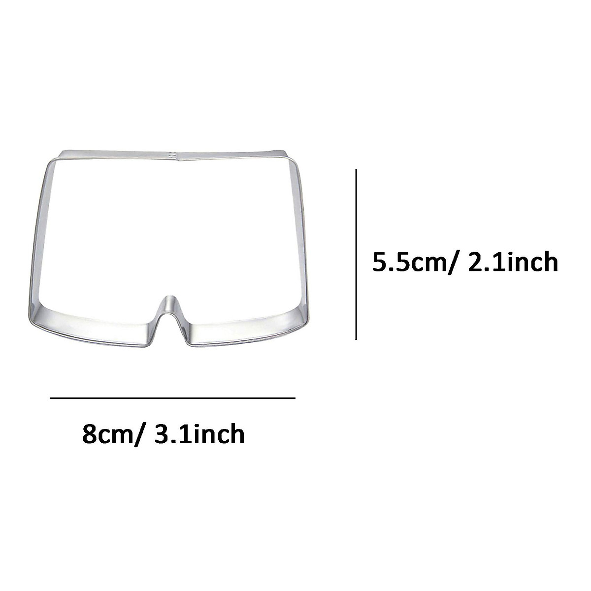 ZDYWY Underpants Boxer Briefs Knickers Shaped Cookie Cutter