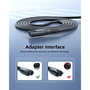 Charger Fit for Wahl Cordless Magic Clipper 8148 8164 8591 8509 1919 8591L 8148L 8148-308 08504-400 97225-002 Clip Shaver AC Adapter Power Cord Supply for S010AZM0400200