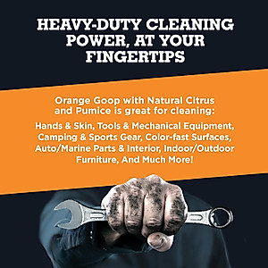 GOOP Orange Liquid with Pumice Multi-Purpose Waterless Hand Cleaner - 1 Gallon Pump Bottle