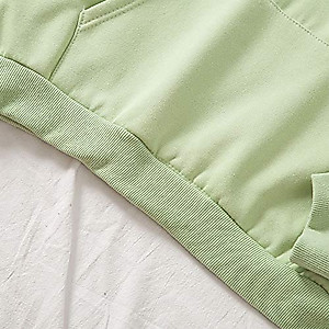 KEEVICI Women's Cute Sweatshirts Skateboarding Frog Long Sleeve Cotton Hoodie Pullover (Green,L)