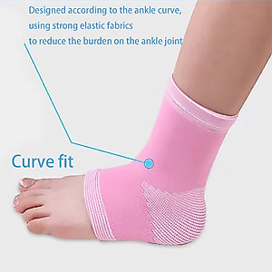 TXBONA 1 Pair Kids Compression Sleeves Foot Arch Support,Kids Children Ankle Brace,Plantar Fasciitis Sock for sprained ankle or sports (Black)