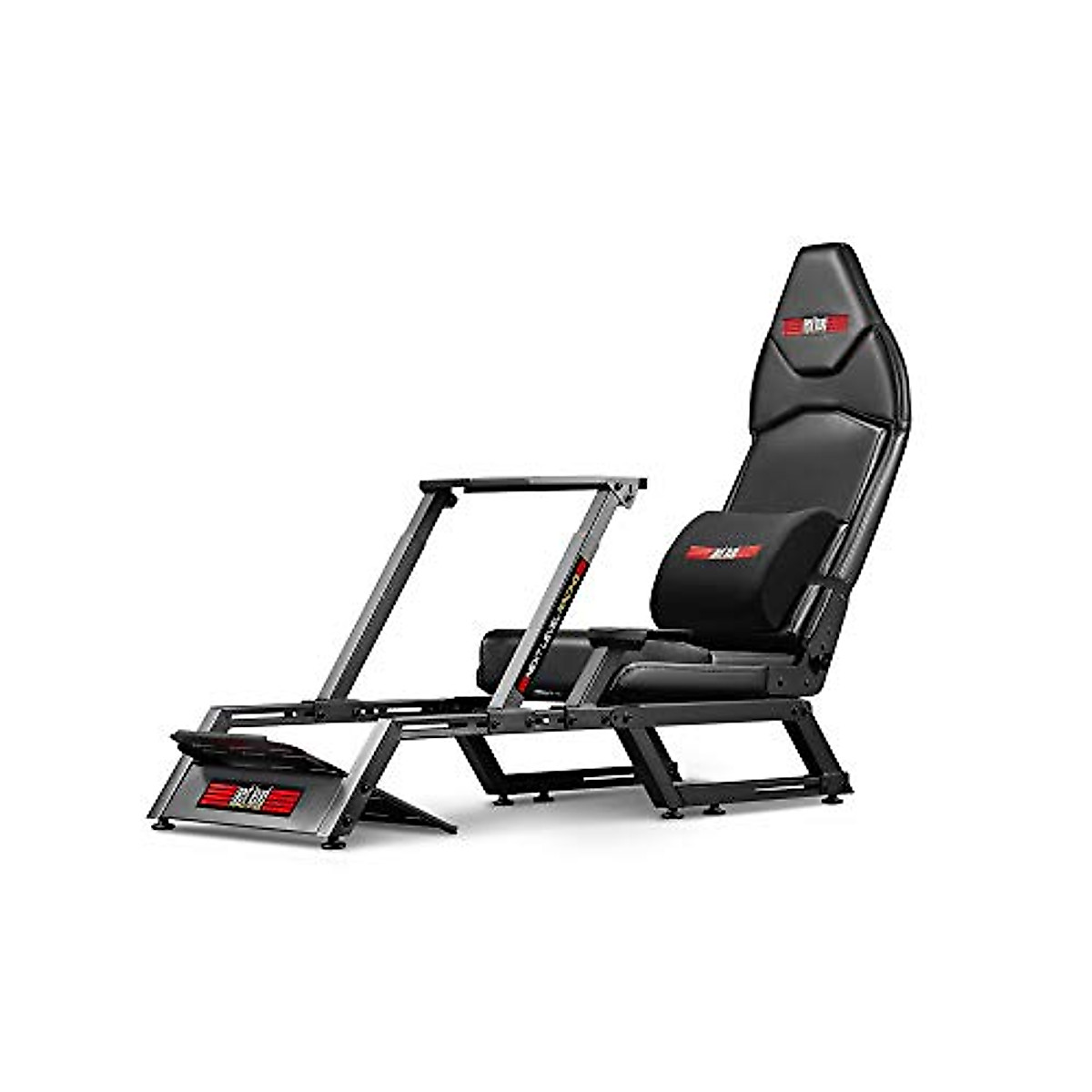 Next Level Racing F-GT Racing Simulator Cockpit. Formula and GT racing simulator cockpit compatible with Thrustmaster, Fanatec, Moza Racing on PC, Xbox and PS