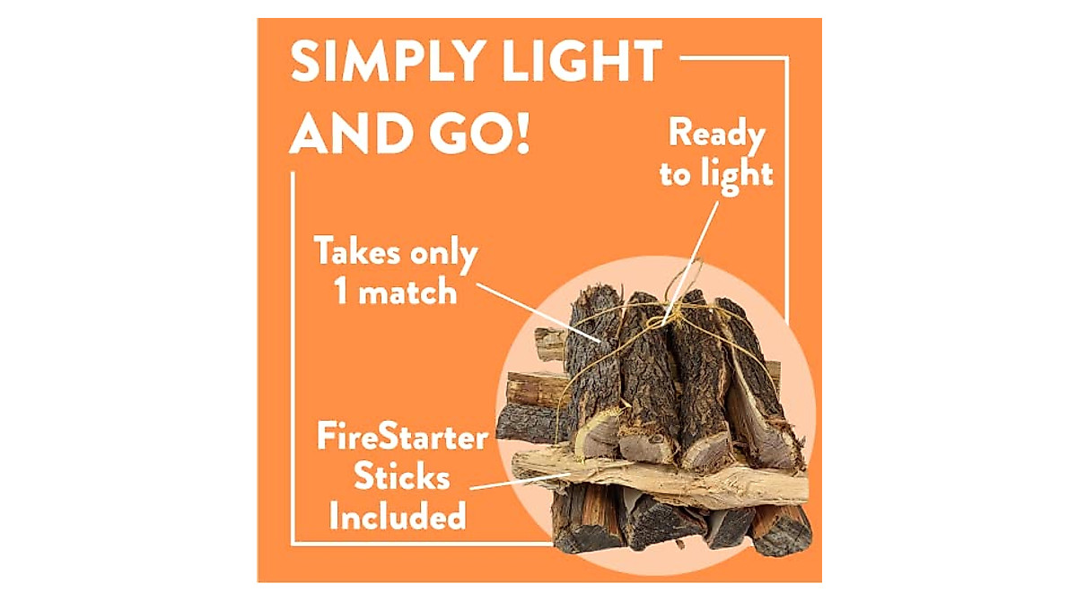Billy Buckskin Campfire Wood Bundle - 1 Click Ready