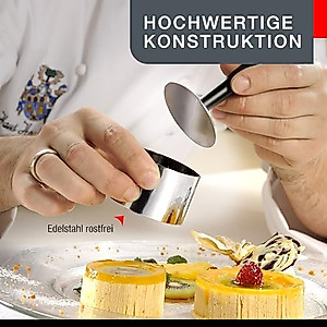 GEFU Professional Dish Prepping/Plating/Forming Ring Set/10 pieces/FORMIDABLE