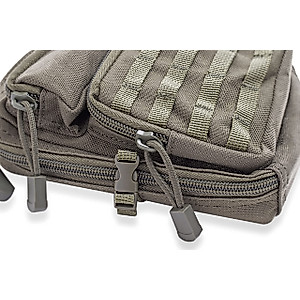 Taleverios - Mini Tactical Pouch - Detachable - Waterproof Holder with Rip Away Patch for Quick Accessibility - Multiple Compartments and Pockets
