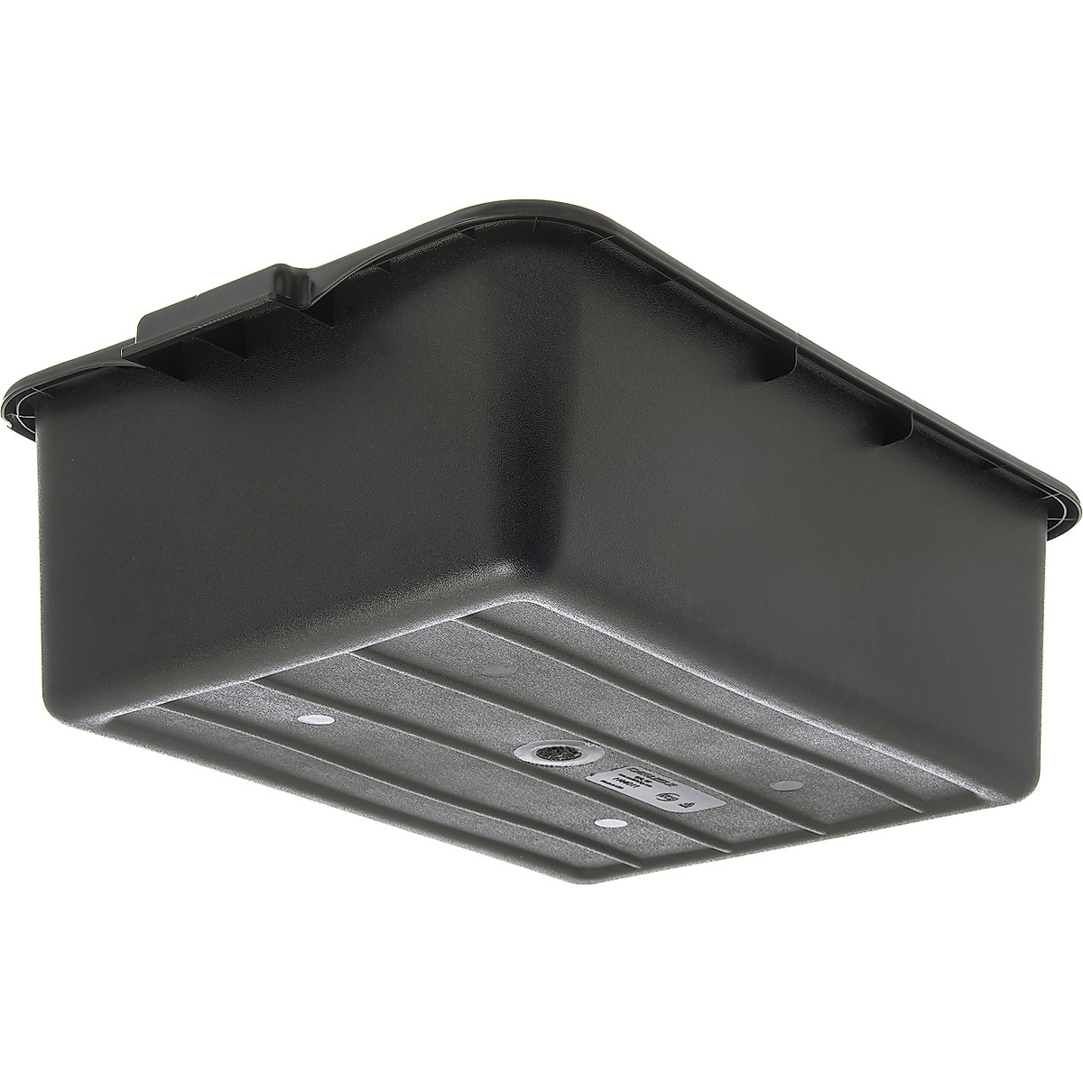 Carlisle FoodService Products Comfort Curve Tote Box Bus Box with Reinforced Rim for Kitchen, Restaurants, And Fast Food, Plastic, 7 Inches, Black