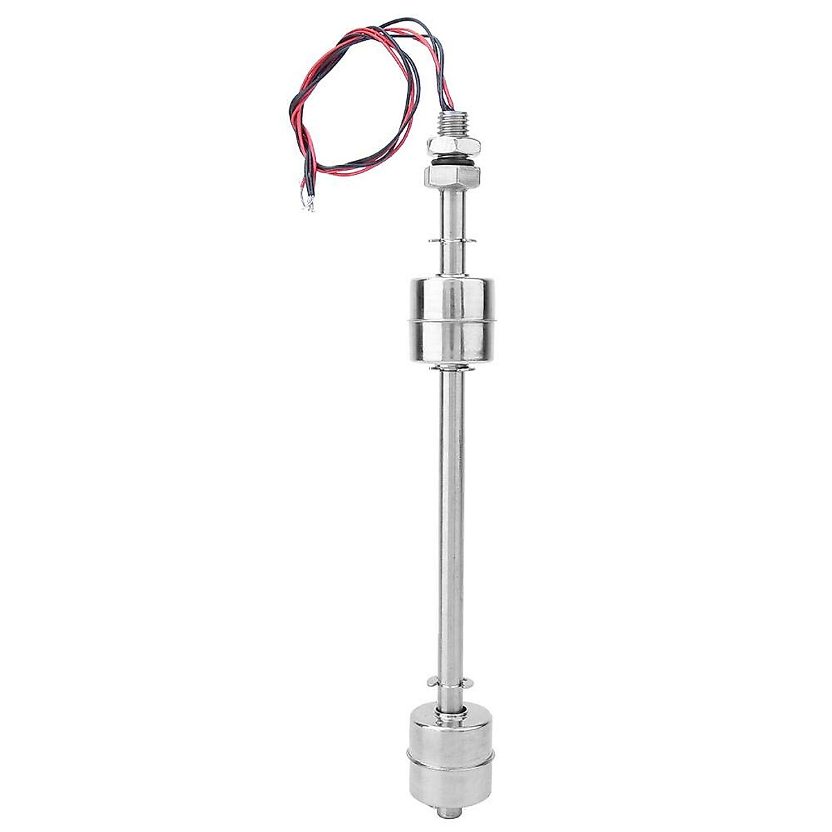 Switch,DC 0~110V Stainless Steel Double Ball Switch Water Level Controller Sensor Switch for Water ,Pool,Sink,Fish ,etc (200mm)