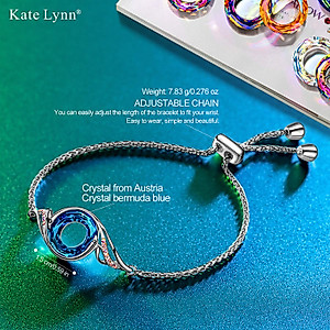 Kate Lynn Phoenix Bracelets Crystal Bracelet for Women, Jewelry Gift Birthday Gifts for Women Mom Wife Daughter Best Friends, Christmas Gifts for Women