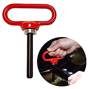 Brinly MHPK-12BH Extra-Strong Quick Connect Magnetic Hitch Pin for Tow-Behind Tractor and Riding Lawnmower Attachments and Lawn Trailers with 1/2" Diameter - Lifetime Limited Warranty