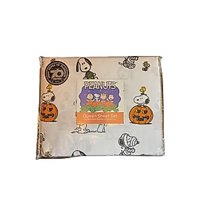 Peanuts Snoopy Halloween Sheet Set - Queen Size Set