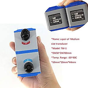 HFBTE TUF-2000M+TM-1 Ultrasonic Flow Meter Flowmeter Module DN50~700mm 1.97-27.56in with TM-1 Transducer
