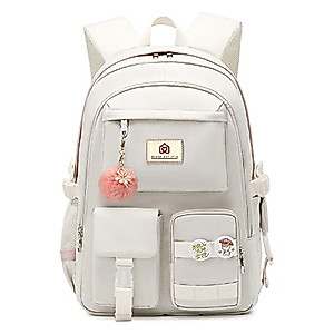 HIDDS Laptop Backpack Girls 15.6 Inch Bundle with Women Purses Backpack College School Bag Baby Diaper Backpacks