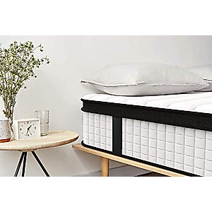Inofia Twin XL Mattress, 12 Inch Hybrid Innerspring Single Mattress in a Box, Cool Bed with Breathable Soft Knitted Fabric Cover