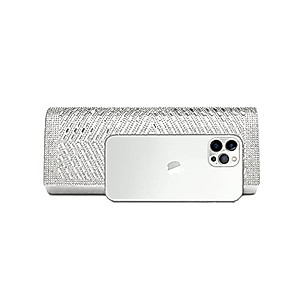 Dreubea Women's Sparkling Evening Purse Envelop Shoulder Bag Clutch for Wedding Party Prom Silver