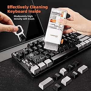 Laptop Screen Keyboard Cleaner Kit, Electronics Cleaning Tool for MacBook iPad iPhone Pro, Brush Tool for Tablet, Computer, PC Monitor,TV Camera Lens with 2ml Mist Spray New Compact with Patent