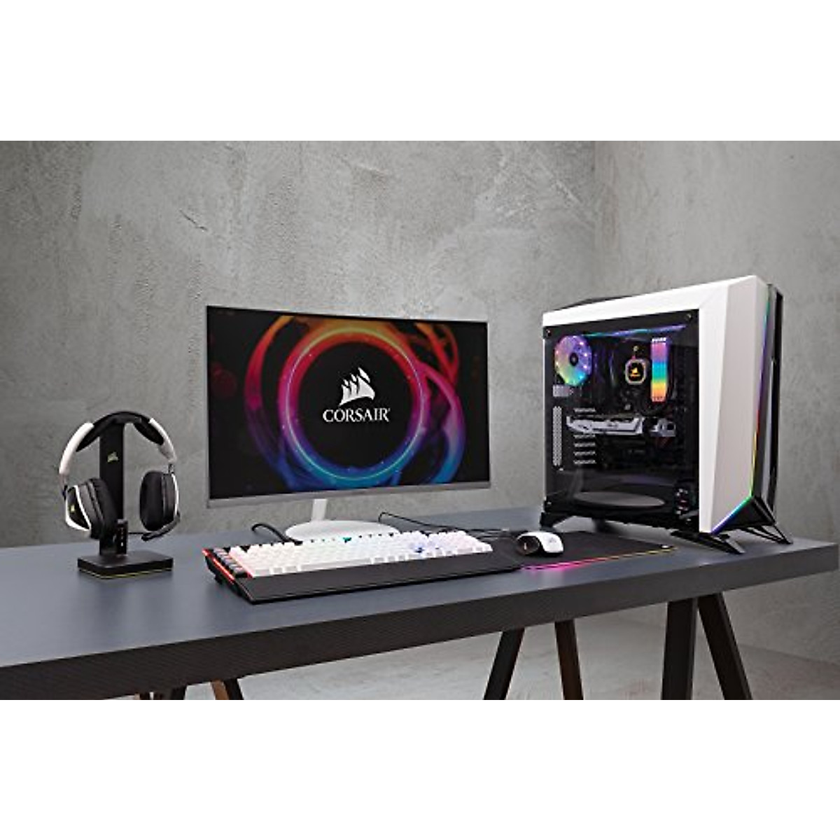 Corsair Vengeance RGB Pro DDR4 3600MHz C18 LED Desktop Memory - White 32GB (4x8GB) (Pack of 4)