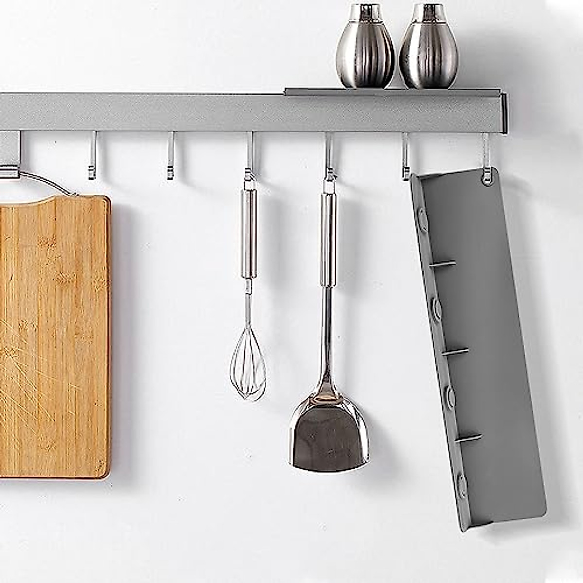 Xuezoioy Kitchen Sink Splash Guard,Gray Silicone Water Splash Guard for Kitchen 4x17 inches Sink Splash Guard with Suction Cup and Microfiber Cloth for Kitchen,Bathroom