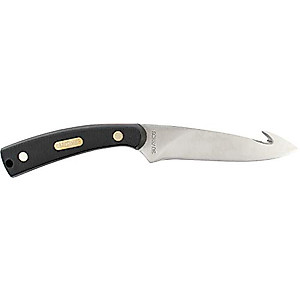Old Timer 158OT Guthook Skinner 7.3in High Carbon S.S. Full Tang Fixed Blade Knife with 3.5in Blade and Sawcut Handle for Outdoor, Hunting and Camping