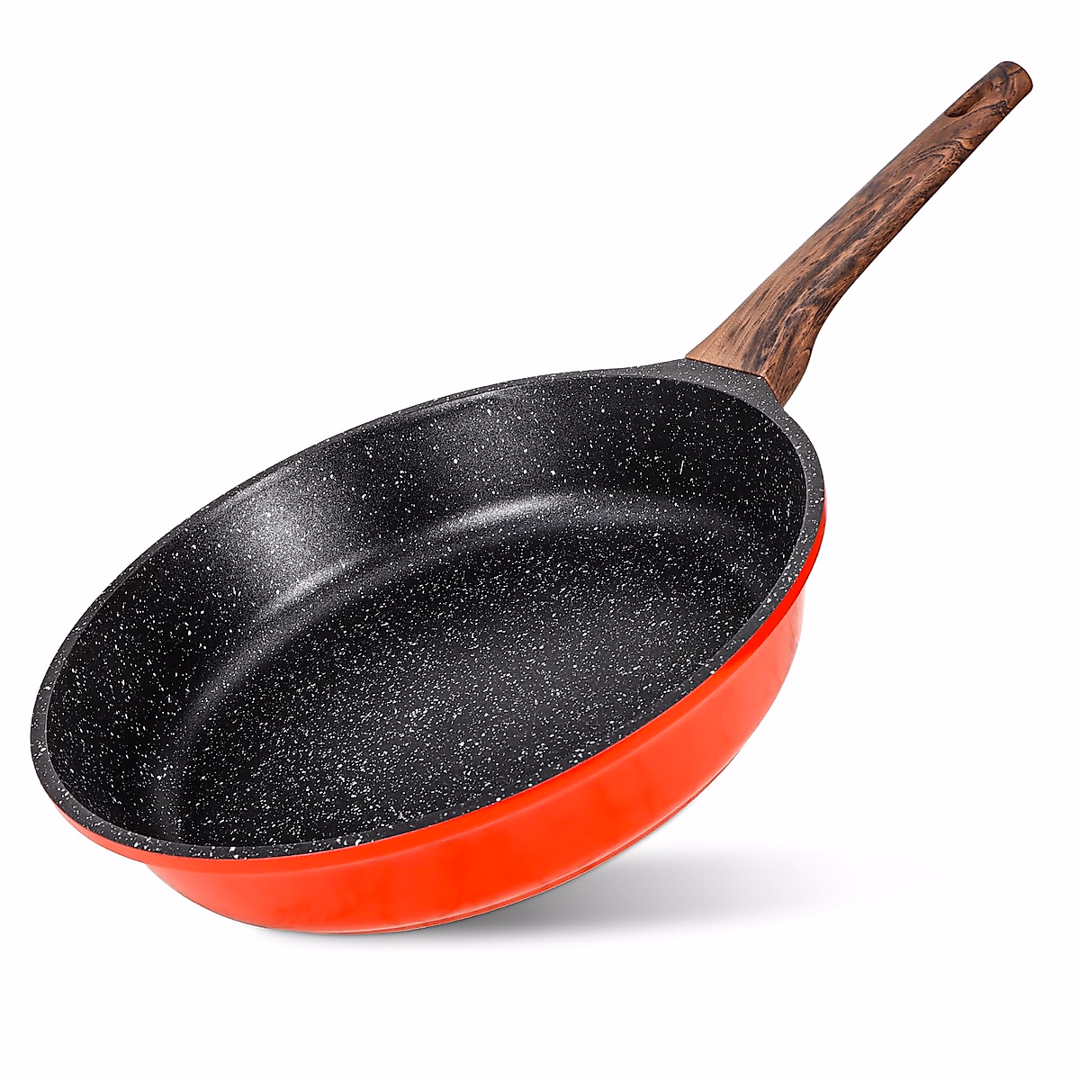 Vermonga Nonstick Frying Pan Skillet, 11-inch Non Stick Granite Fry Pan Egg Pan Omelet Pans Compatible with All Stovetops (Gas, Electric & Induction)