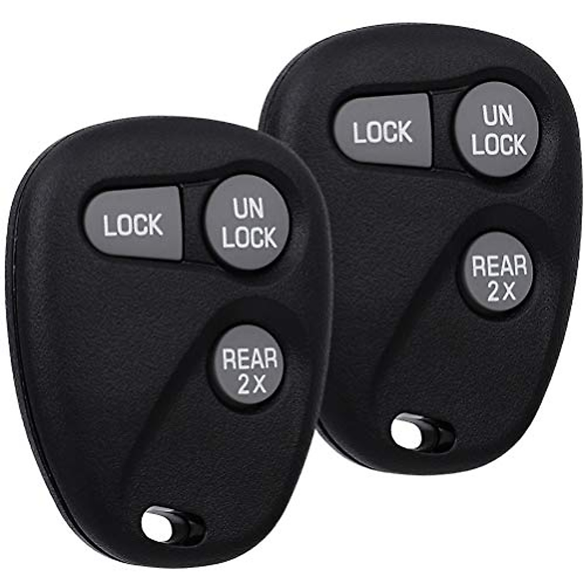 OCPTY 2 pcs Flip Key Entry Remote uncut Key Fob Transmitter Replacement for 97-02 for Chevy for GMC for Oldsmobile Express Sonoma for Astro for Suburban for Tahoe Yukon Jimmy Savana Bravada ABO1502T