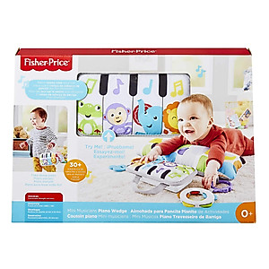 Fisher-Price Activity City Gym To Jumbo Playmat, Infant To Toddler Activity Gym with Music, Lights, Vehicle Toys and Extra-Large Playmat