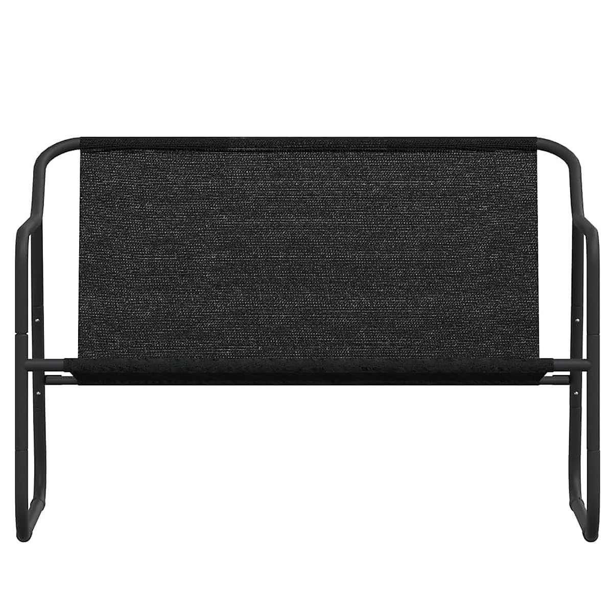 Patio Benches 2-Seater Patio Bench with Cushion Anthracite Steel,2Seater Outdoor Patio Bench with Comfortable Cushions and UVResistant Textilene for Gardens and Terraces Outdoor Furniture & Accessorie