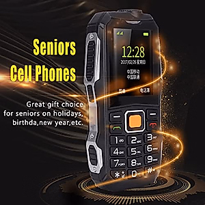 Seniors Cell Phones Dual SIM Dual Standby, 32 + 32M Unlocked Phone GSM Mobile Unlocked Cell Phones for Seniors, Bar Style Unlocked Keyboard Phone for The Elderly, Parents, People with Poor Eyesight