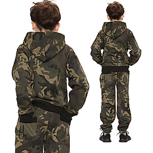 A2Z Kids Tracksuit Boys Girls Designer's Camouflage Jogging Suit Top Bottom 5-13 Yr