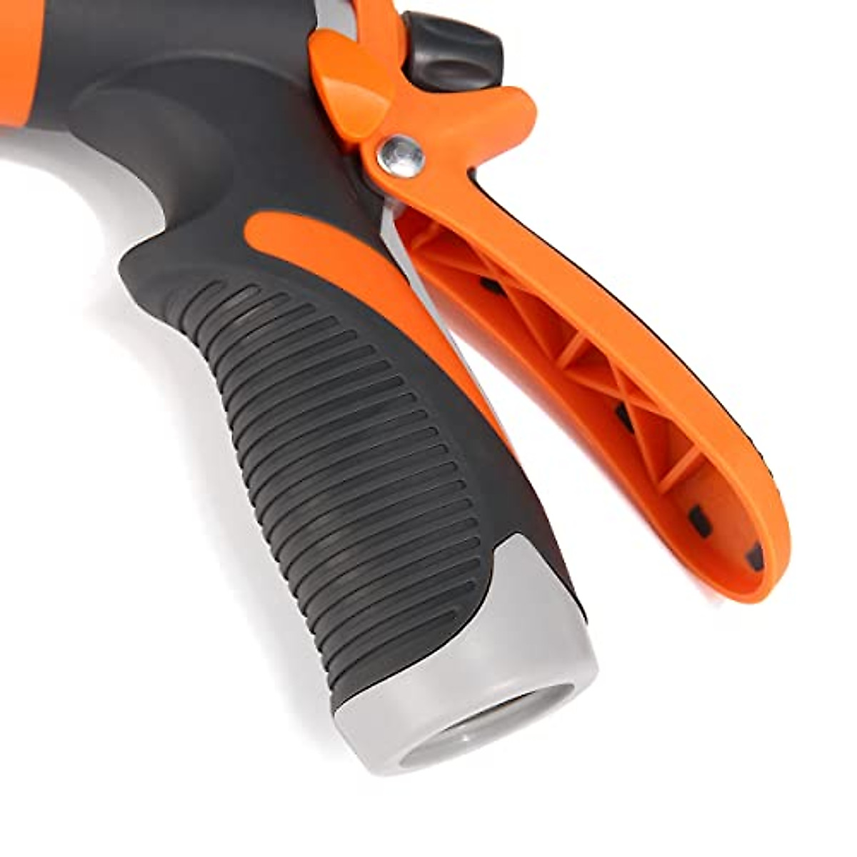 Garden Hose Nozzle Water Hose Sprayer with 8 Watering Spray Patterns Heavy Duty High Pressure Garden Hose Sprayer with 10 Rubber Gaskets for Gardening Watering Cleaning Cars Showering Pets