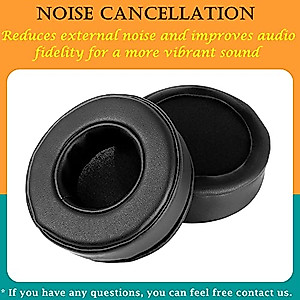 TaiZiChangQin HA-S30BT Upgrade Thicker Ear Pads Memory Foam Earpads Cushion Replacement Compatible with JVC HA-S30BT HA S30BT Headphone Protein Leather