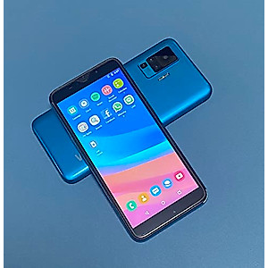 aderroo 1GB RAM 8GB ROM， S18 Android Smartphone,5.72-inch Screen，Front and Rear Cameras，Only Supports Dual SIM Card Frequency Band of 3GWCDMA (850/2100MHZ)，Unlocked Cell Phone（Blue）