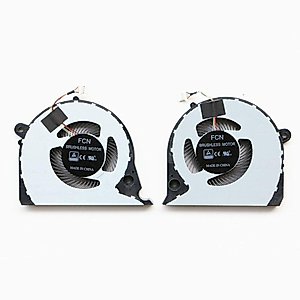 CAQL GPU + CPU Cooling Fan for Dell Inspiron 7577 7588 G7-7588 G7-7577, P/N: DFS2000054H0T, 4 pins Power Connection, CPU & GPU Fan One Pair