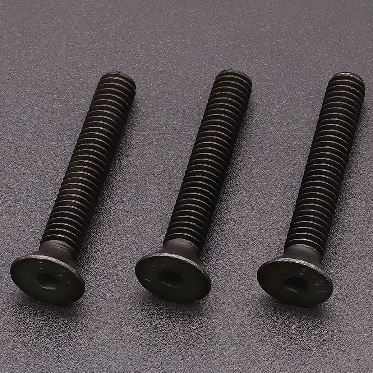 RoyceMart 5/16"-18 x 1-1/2 inch Flat Head Socket Cap Screws Grade 10.9 Alloy Steel, Black Oxide, Counterskunk Head, Full Thread, Pack of 10