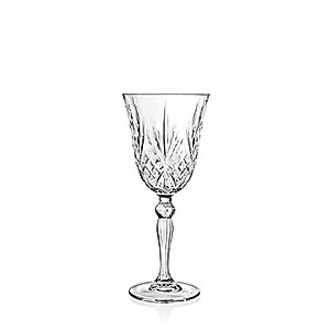 RCR Cristalleria Italiana Crystal Glass Drinkware Set (Wine Goblet (7.25 oz) - 4 Piece)