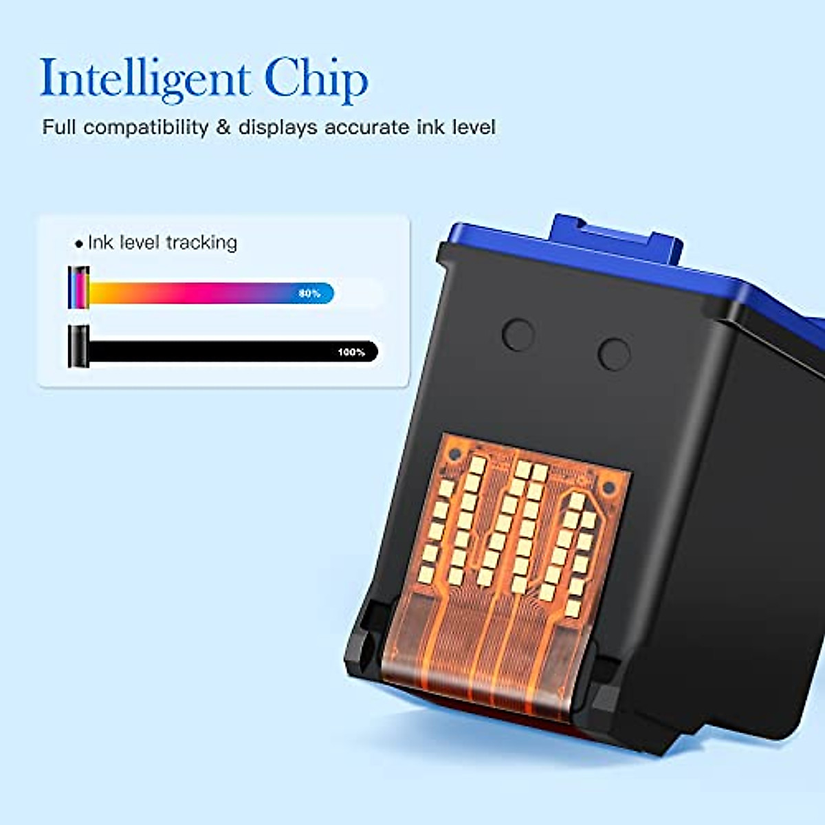 Valuetoner Remanufactured Ink Cartridge Replacement for HP 21 XL 21XL 22 XL 22XL C9351AN & 22 C9352AN for DESKJET F4180 F2210 D1560, OFFICEJET 4315 J3640, FAX 3180, PSC 1401 (2 Black, 1 Tri-Color)