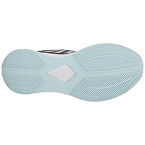 adidas Women's Duramo Protect Running Shoe, Grey/Matte Purple Metallic/Almost Blue, 10