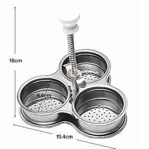 Stainless Steel Egg Cooker with - Perfect for Poaching Eggs