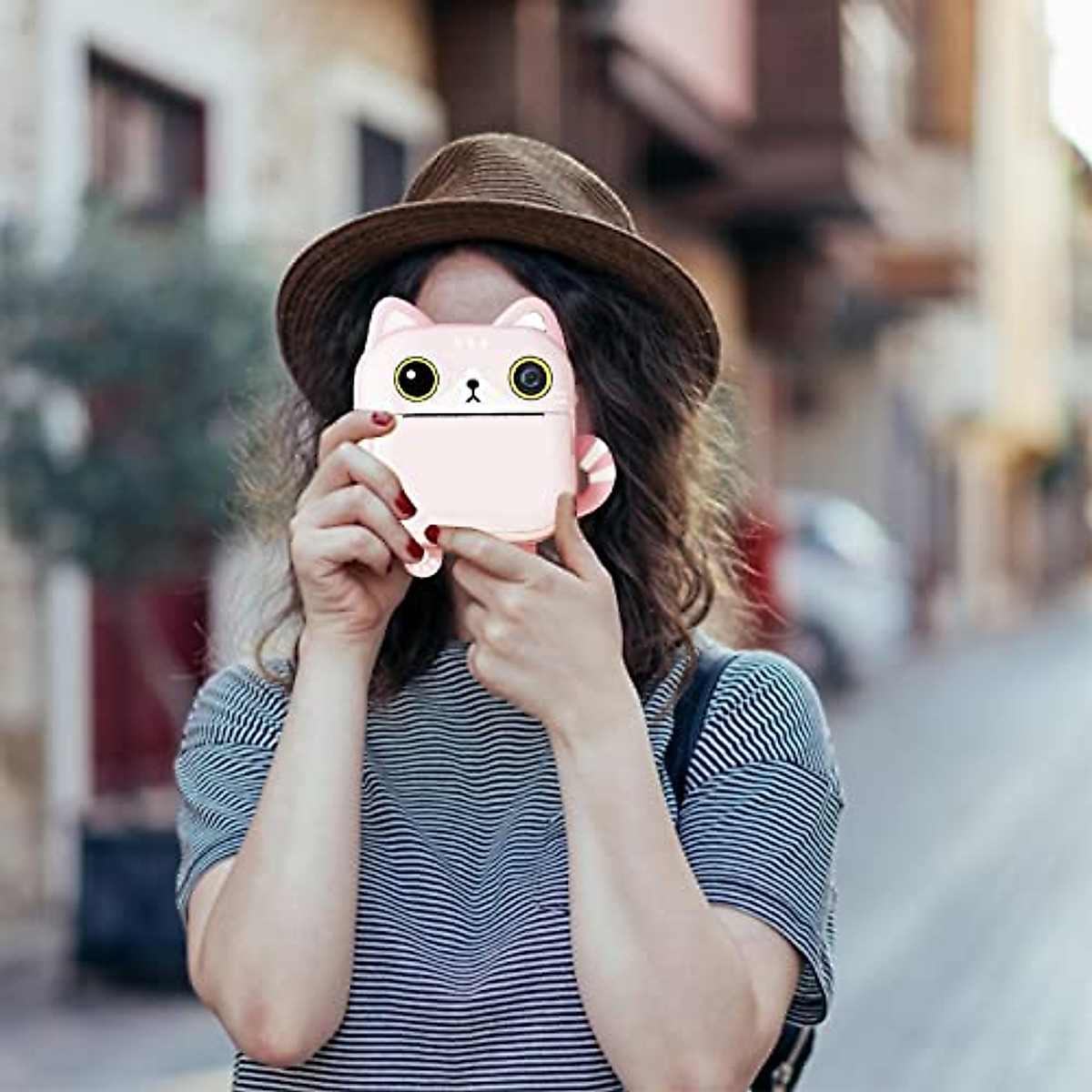 Kids Instant Print Camera | Mini Kids Camera with 2.4in HD Large Screen & Dual Lens,Cute Kids Camera for Girls Boys, Toddler Camera with Print Paper for 5-12 Years Old Kids Huugy