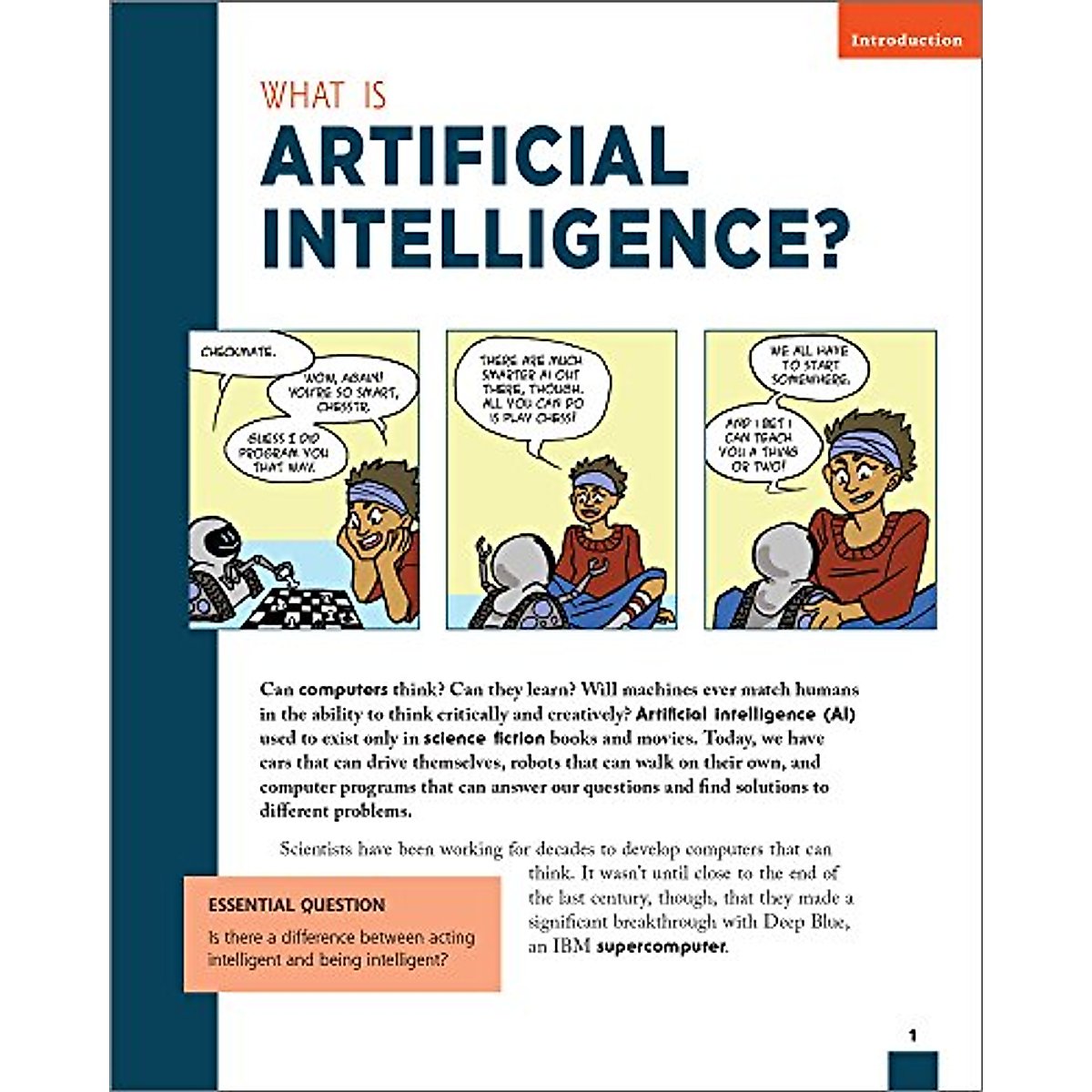 Artificial Intelligence: Thinking Machines and Smart Robots with Science Activities for Kids