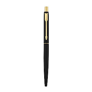 Parker Classic Matte Black Gold Trim Ball Pen